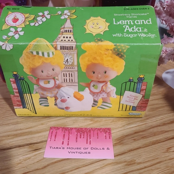 Toys | Vintage 1979 Strawberry Shortcake Lem Ada Twin Dolls Wsugar ...